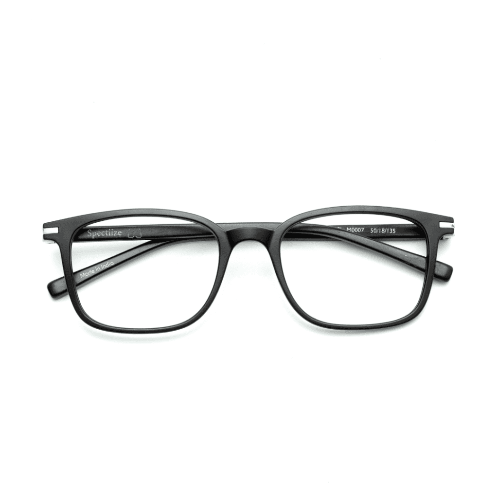 Spectiize Black Square Full Rim TR90 Men's Eye Frame