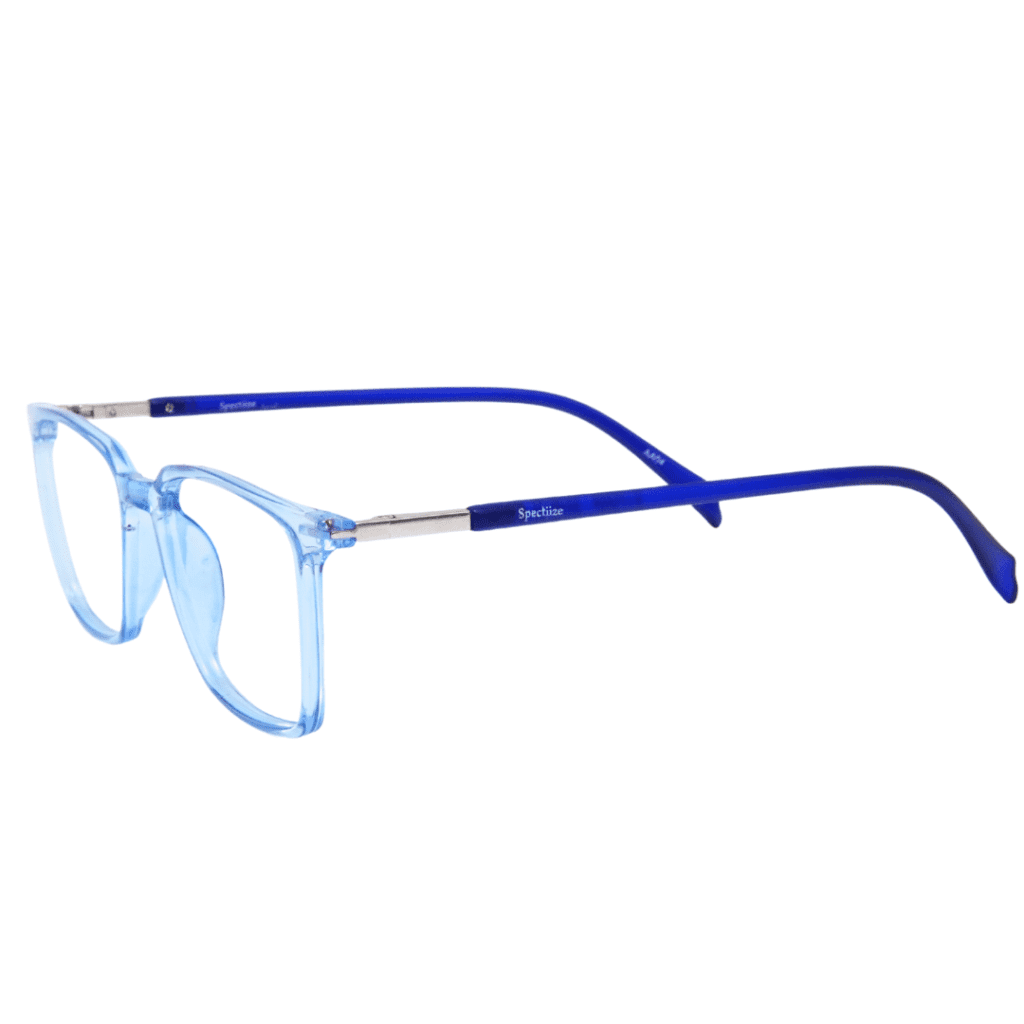 Spectiize Light Blue Rectangle Full Rim TR90 Men's Eye Frame